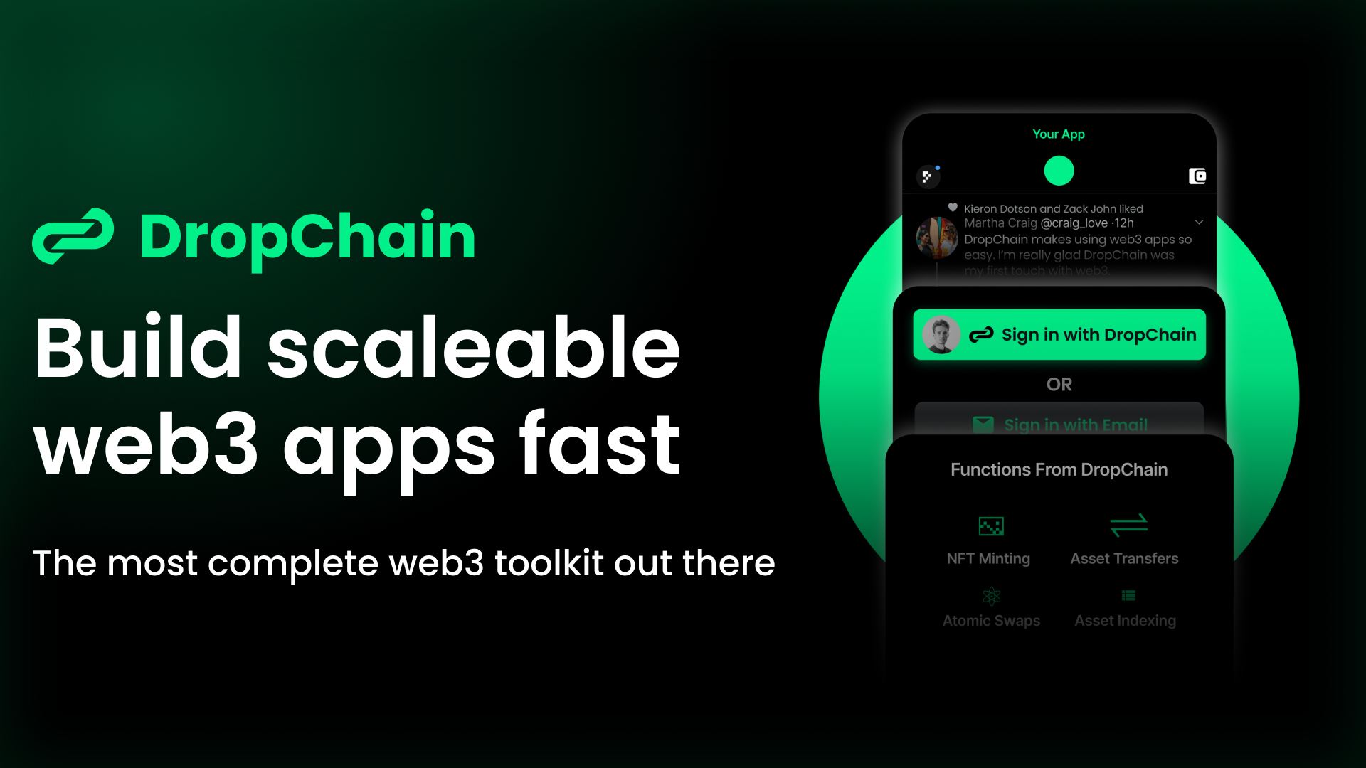 DropChain | Build Web3 Apps Accessible to Everyone